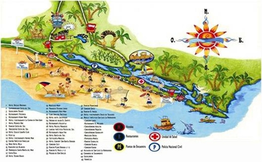 TURISMO EN EL SALVADOR - RUTAS: RUTA SOL & PLAYA